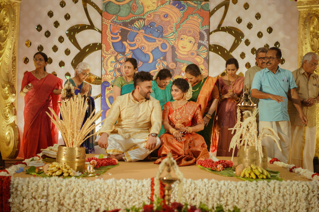 Kerala Traditional Hindu Wedding Pics - Weva Photography